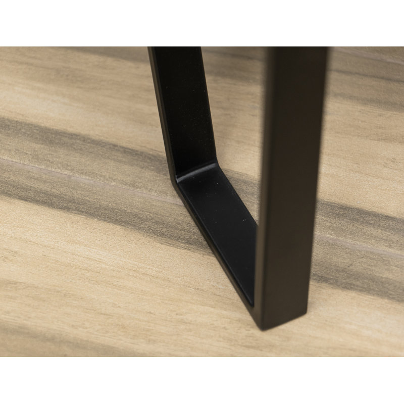 International Furniture Direct Dorian Metal Base Sofa Table | Wayfair